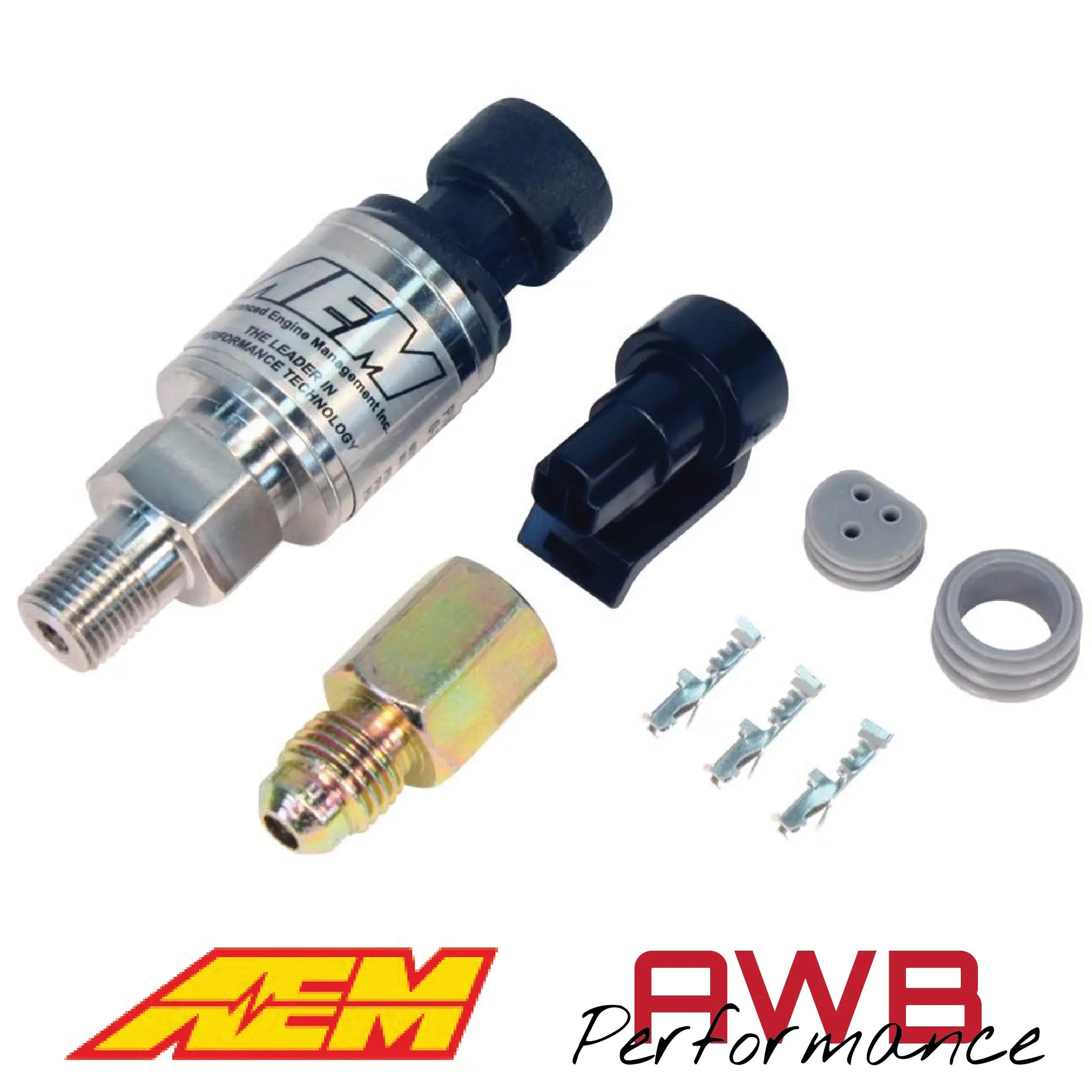 AEM Stainless Steel Pressure Sensor Kits - AWB Performance Ltd